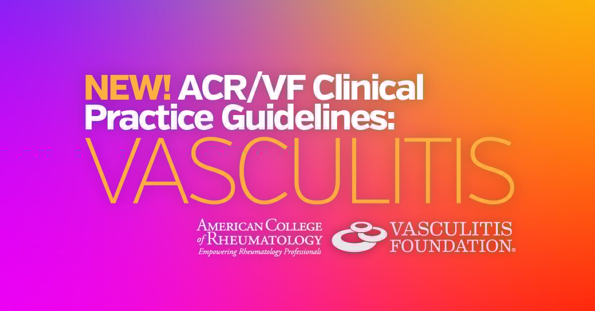 ACR/VF Treatment Guidelines - Vasculitis Foundation