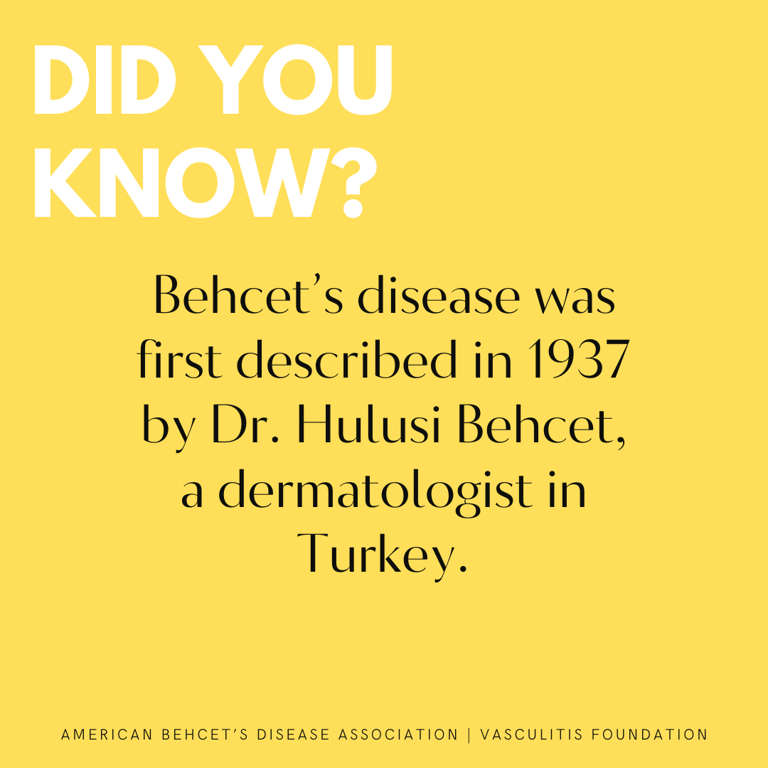 Behçet’s Awareness Day - Vasculitis Foundation